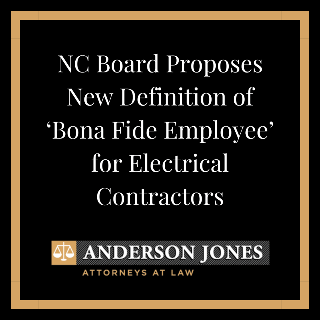 Experienced NC Construction Lawyers | Anderson Jones PLLC
